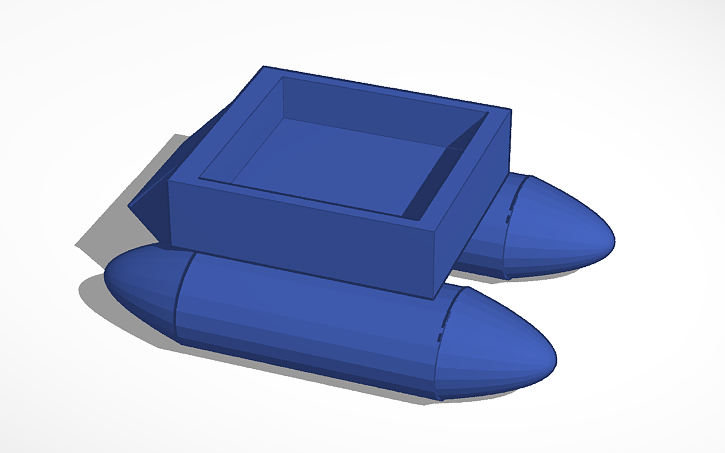 3D design Boat Project - Tinkercad