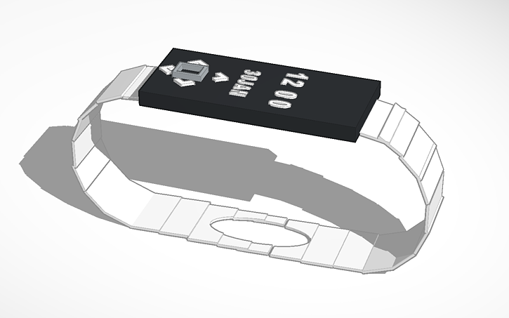 3D design smart watch - Tinkercad