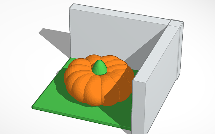 3D design Halloween Pumpkin | Tinkercad