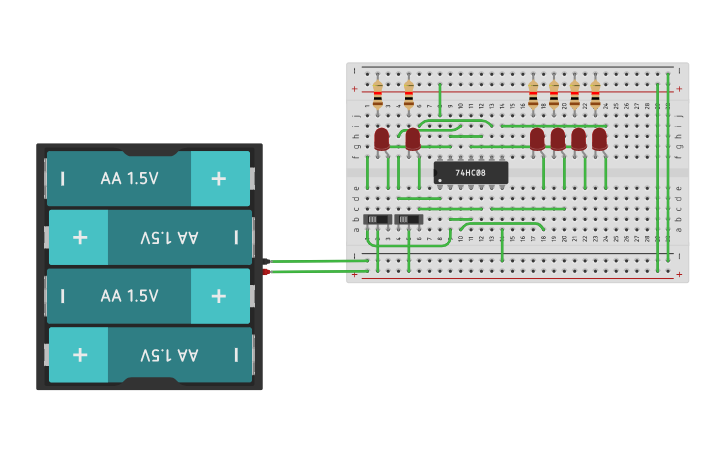 Circuit Design 4 2 Decoder Tinkercad