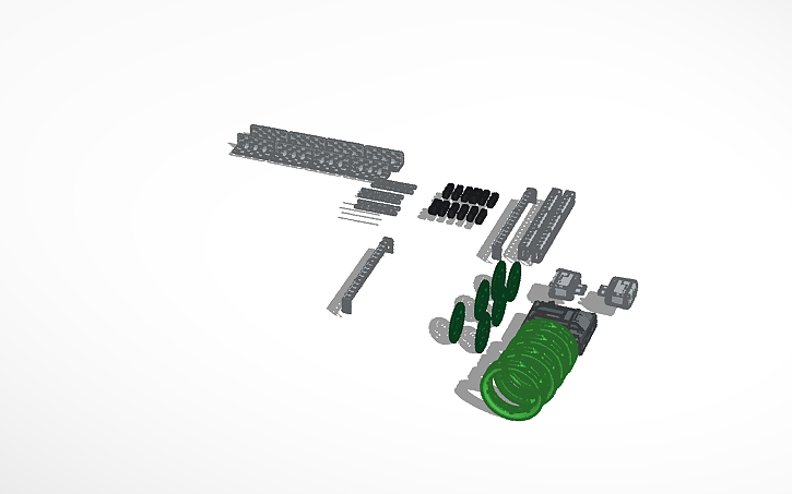 3D design VEX Robot Parts Speed Bot - Tinkercad