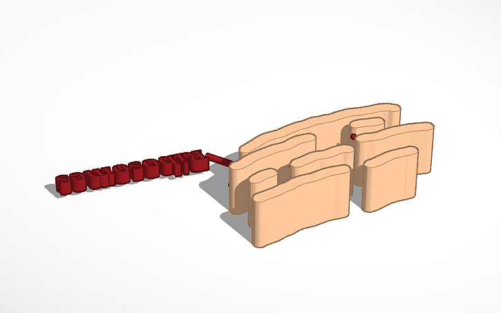 3D design Ribosome - Tinkercad