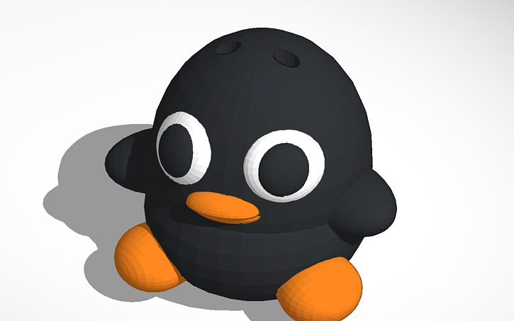 3D design Penguin - Tinkercad