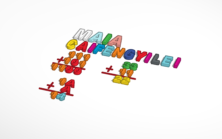 3D design final exam | Tinkercad