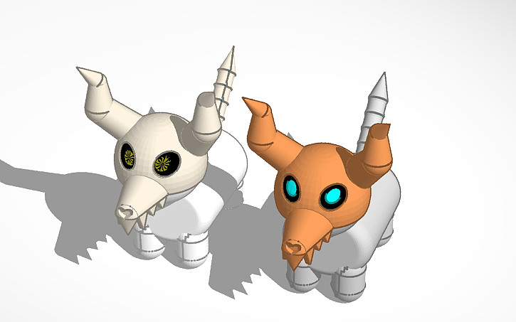 3D design chibi grimm - Tinkercad