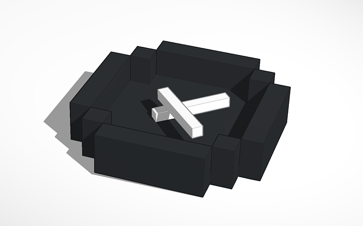 3D design 8 Bit Clock - Tinkercad