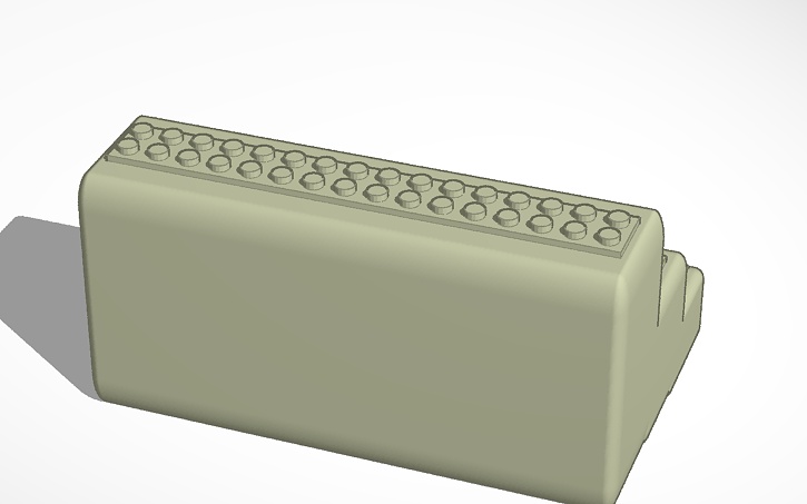 3D design Lego Minifigure Display Stand - Tinkercad