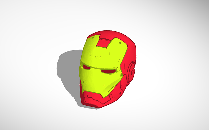 3D design iron man - Tinkercad