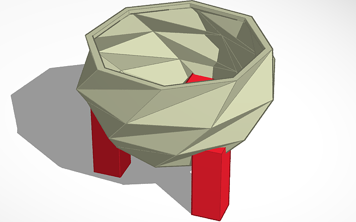 3D design Pot | Tinkercad