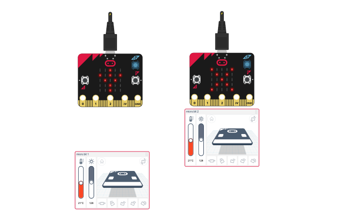 Circuit Design Copy Of Micro Bit Animation Challenge Tinkercad