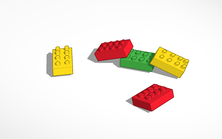 3D design Lego Bricks - Tinkercad