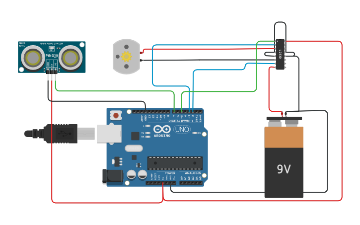 Circuit design ACC | Tinkercad