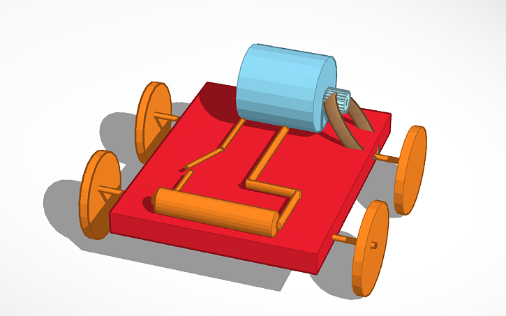 3D design lightning car - Tinkercad