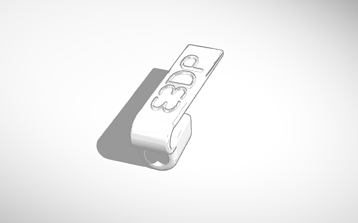 3D design Modified Straw Holder | Tinkercad