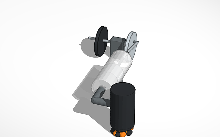 3D design basic steam engine - Tinkercad