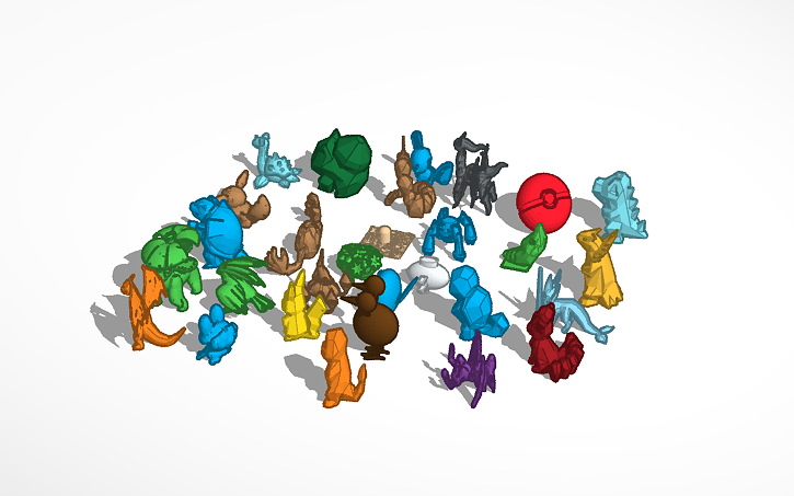 3D design Pokemon - Tinkercad