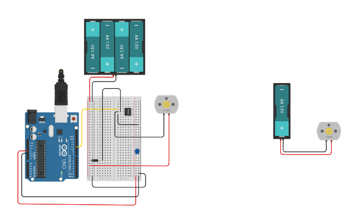 Circuit Design Single Direction Dc Motor Exercise Tinkercad