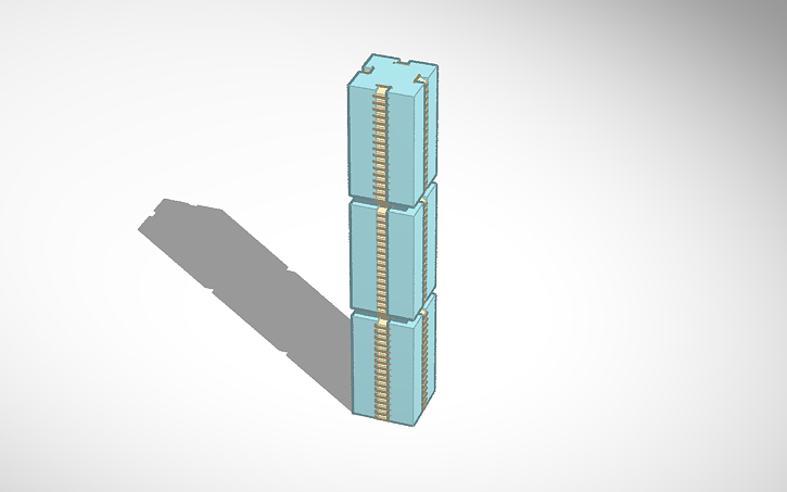 3D design Glass Building - Tinkercad