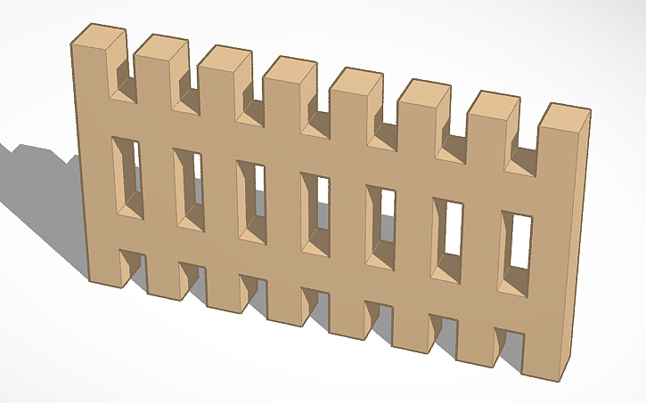 3D design Fence-Αντωνιάδης Αίαντας - Tinkercad