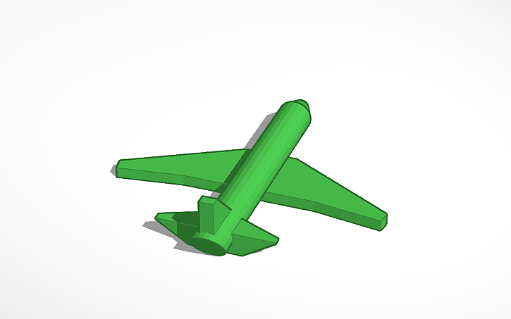 3D design Airplane keychain - Tinkercad