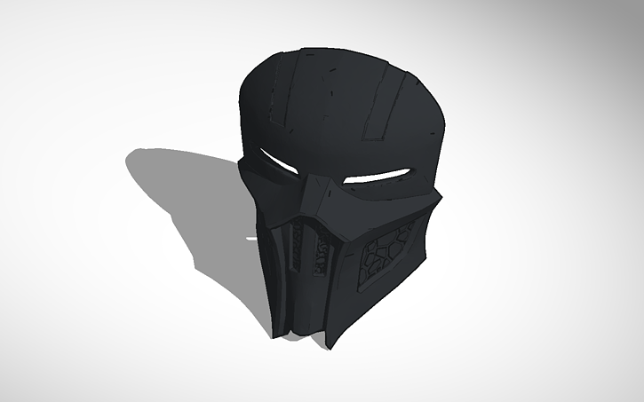 3D design Mask - Tinkercad