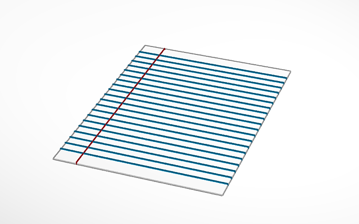 3D design Paper - Tinkercad