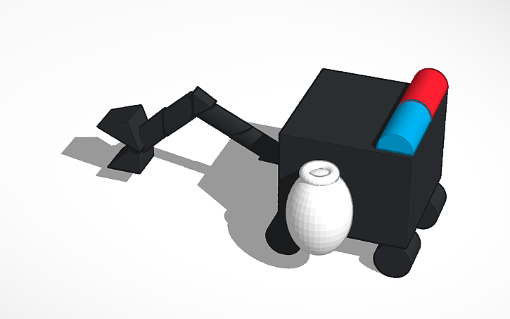 3D design Trash Graber - Tinkercad