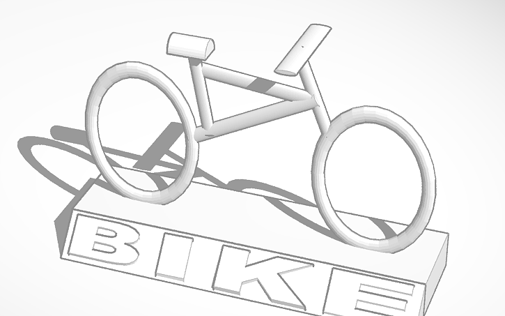3D design bicycle - Tinkercad