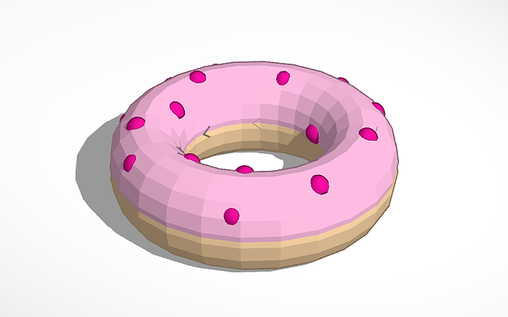3D design Donut - Tinkercad