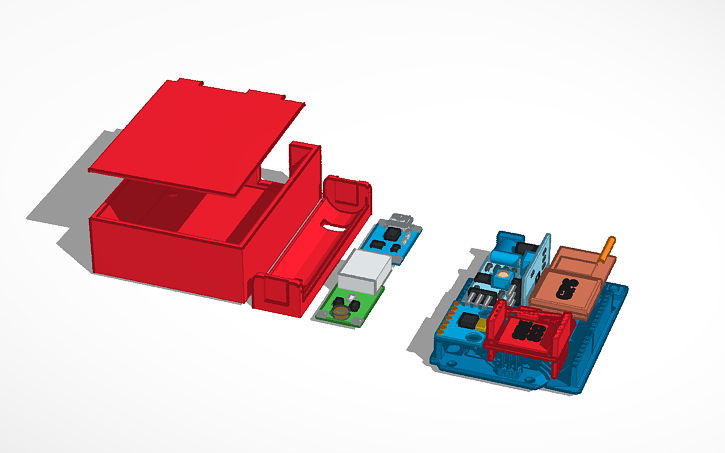 3D design ARDUINO GPS+GSM TRACKER - Tinkercad