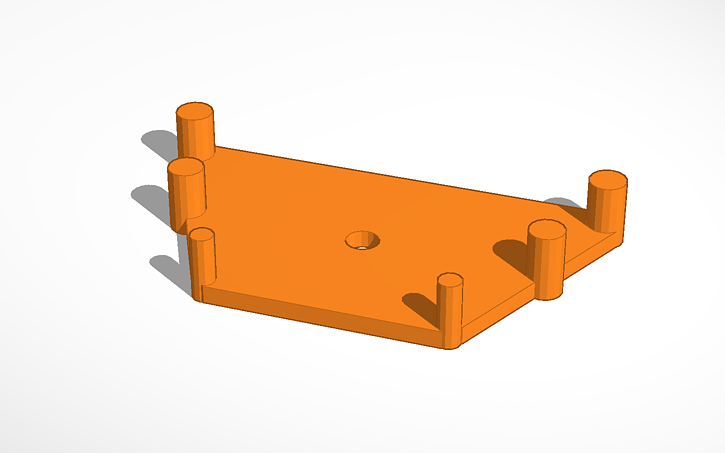 3D design F150 Ham Radio Bracket - Tinkercad