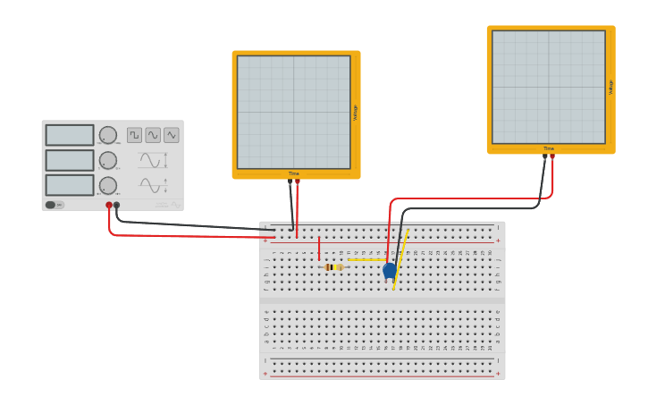 Circuit design Low Pass Filter - Tinkercad Circuit design Low Pass Filter - Tinkercad