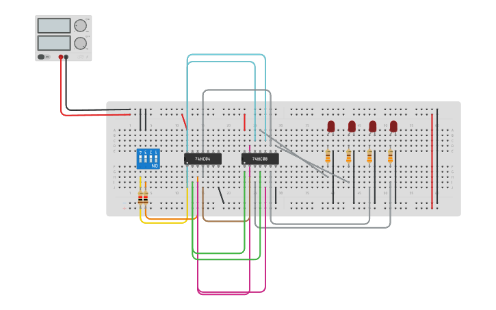 Circuit design Exercise 1 : Decoder - Tinkercad