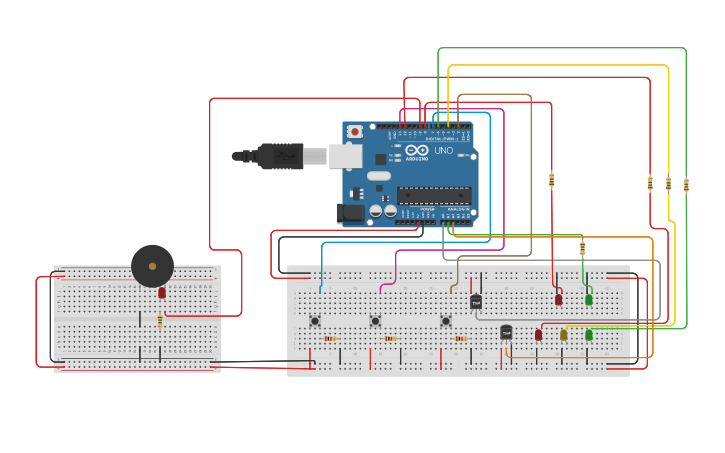 Circuit design P105_TP2 | Tinkercad