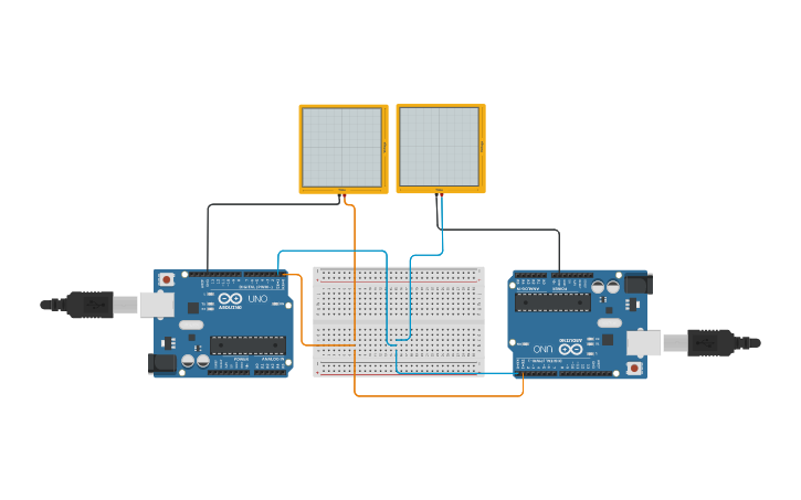 Circuit Design Copy Of Serial Communication With Arduinos Tinkercad