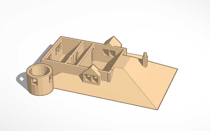 3D design TrollSkull Manor attic v2 | Tinkercad