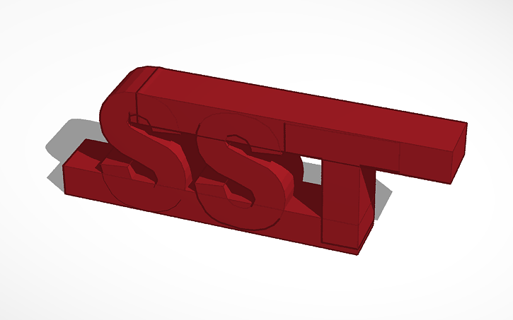3D design SST-Logo | Tinkercad