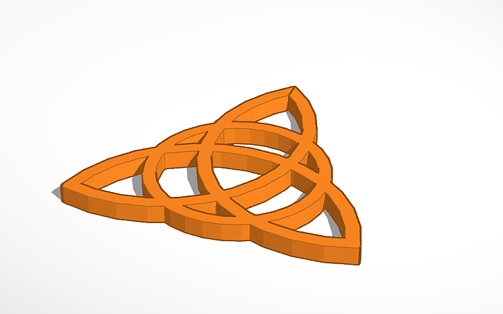 3D design Simple Celtic Knot - Tinkercad