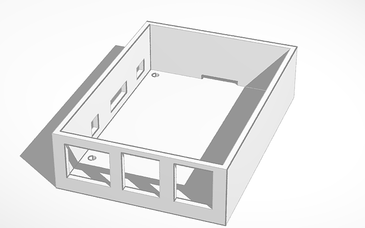 3D design Raspberry PI - Tinkercad