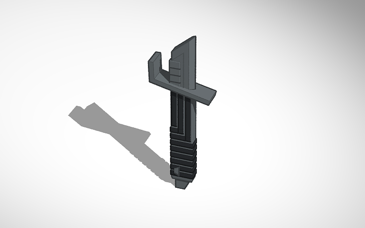 3D design darksaber - Tinkercad