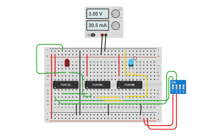 Circuit design kaila-modul 2 - Tinkercad