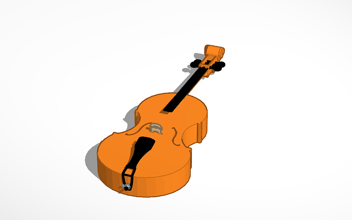 3D design cello - Tinkercad