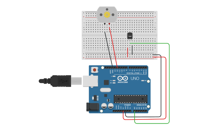 Circuit design Q-1 - Tinkercad