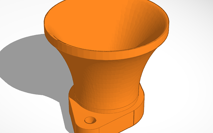 3D design Turbo intake - Tinkercad