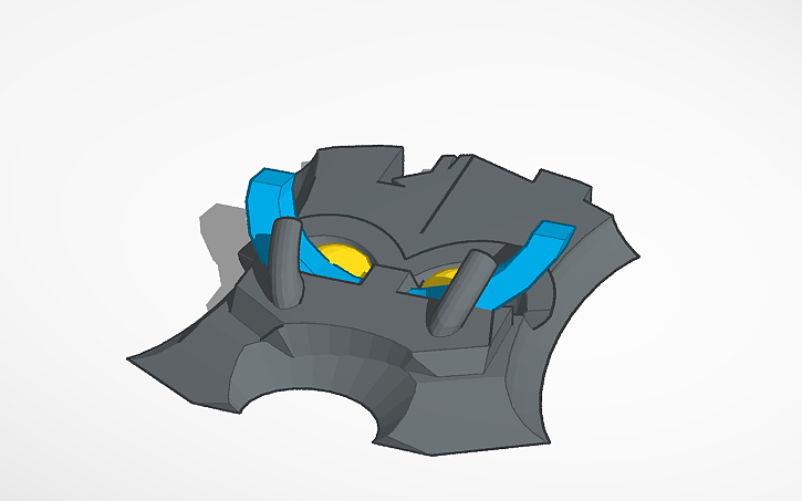 3D design Cornerstone mask - Tinkercad