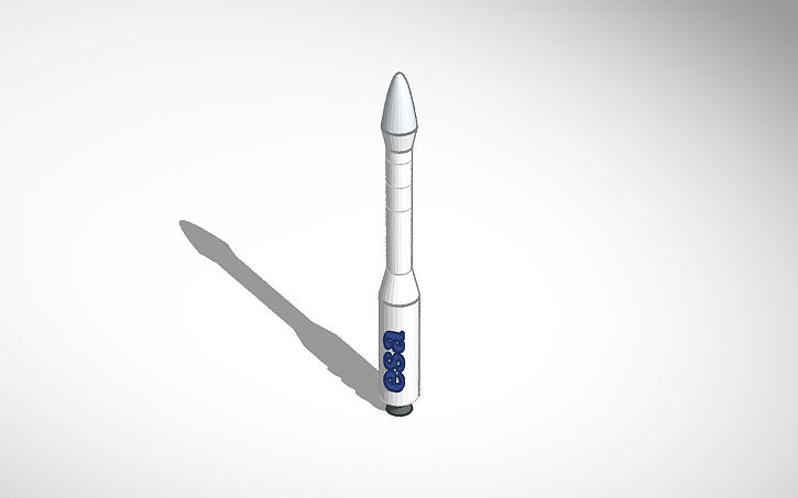 3D design Deron's 3D Vega Rocket Model | Tinkercad