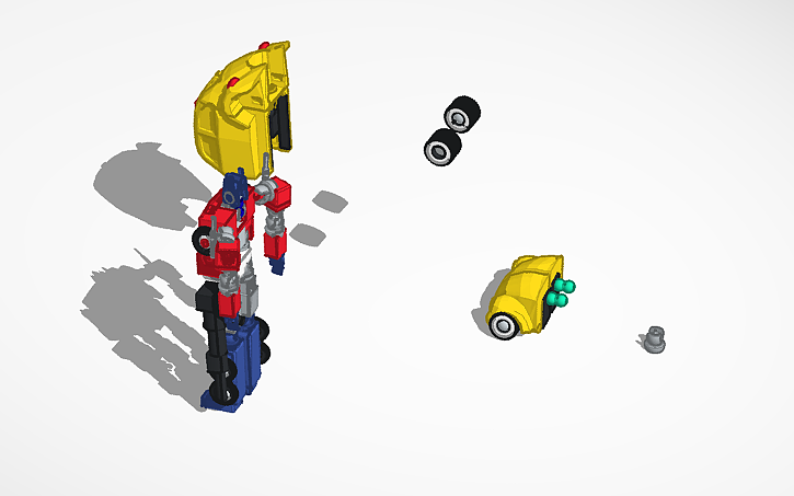 3D design G1 bumblebee transformers - Tinkercad