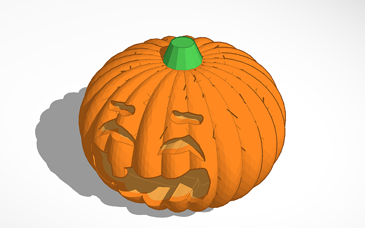 3D design Happy Pumpkin - Tinkercad