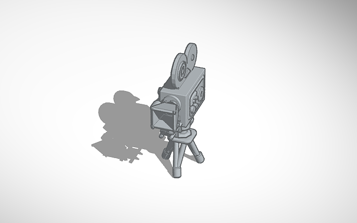 3D design Movie Camera - Tinkercad
