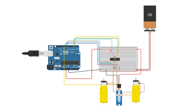 Circuit design Prática 7 - Tinkercad